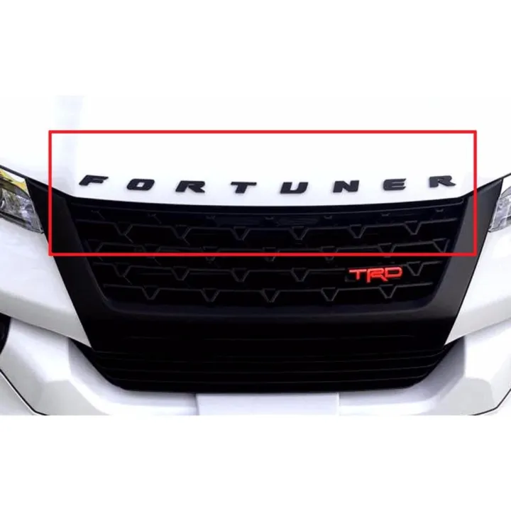 Toyota Fortuner 2005-2018 Model Hood Emblem (Black) | Lazada PH