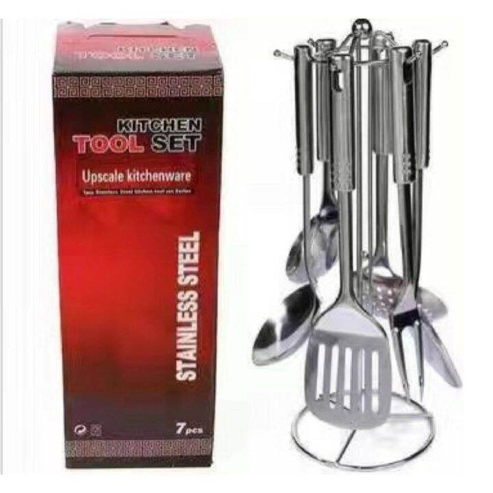 7 Pcs Stainless Steel Kitchen Tool Set Series | Lazada PH