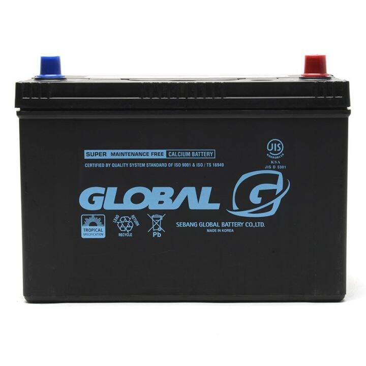 Global 3SMF N70ZL 75D31L (75AMPS) Maintenance Free Automotive Battery + FREE DHC APM-1 Voltmeter ...