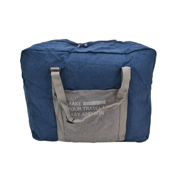 Foldable Duffel Bag in Blue 266 Gaisano Grand | Lazada PH