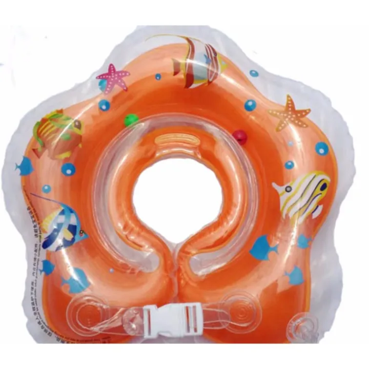Lucky Boy Baby Safety Swim Neck Floater for Kids (Orange) | Lazada PH