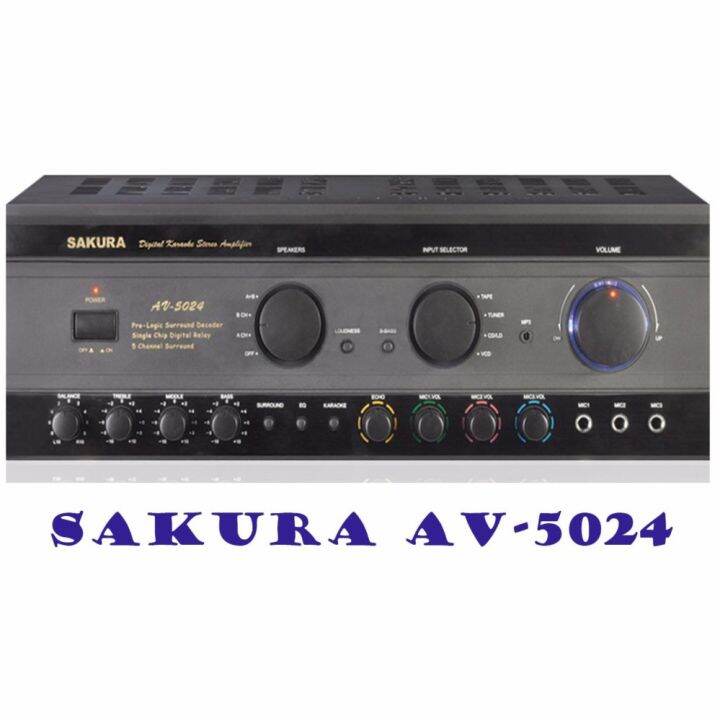 Sakura AV-5024 Amplifier (Black) | Lazada PH