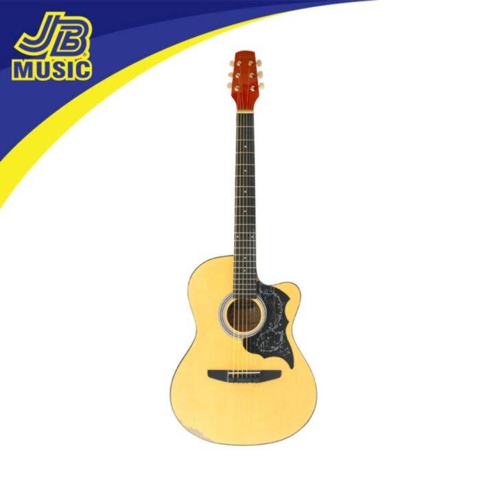 Fernando DG-100CE Steel-String Guitar with Pickup (Natural) | Lazada PH