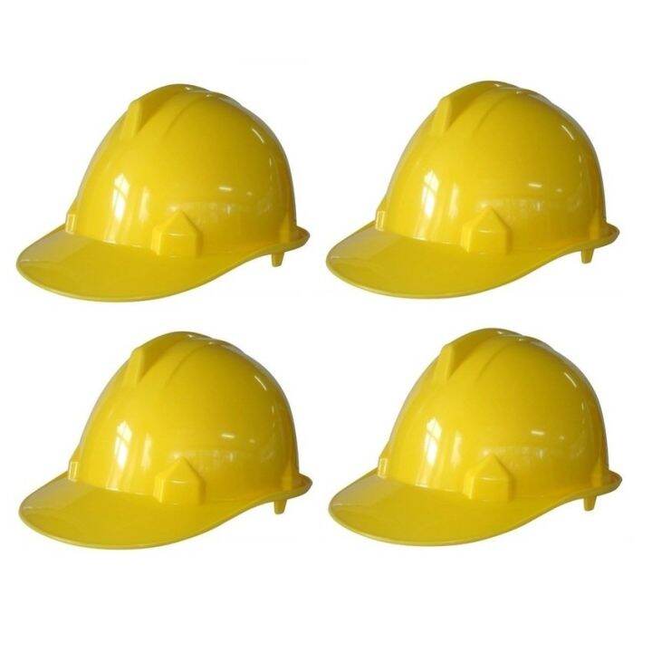 Blue Eagle Hard Hat Safety Helmet CE EN397 (Yellow) set of 4 | Lazada PH
