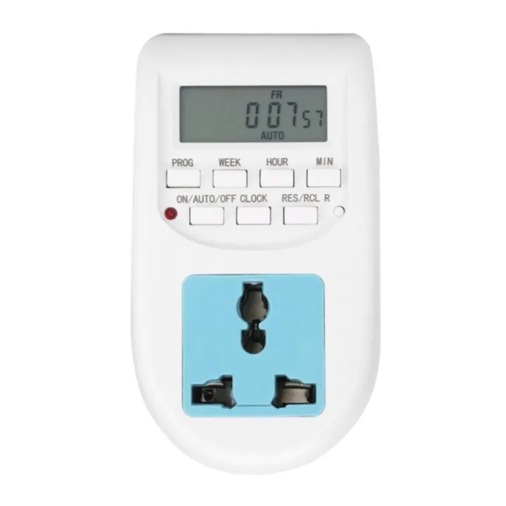 24hour Lcd Digital Electronic Plug In Programable Timer Timing On Off Switch Socket Time Clock