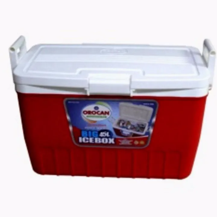 Orocan BIG Ice Box Chest Insulated Cooler 45-Liters with Side Handles ...