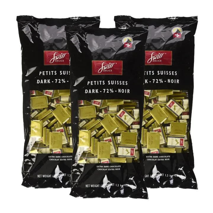 Swiss delice dark chocolate 3 Pack (1.3kg per pack) | Lazada PH