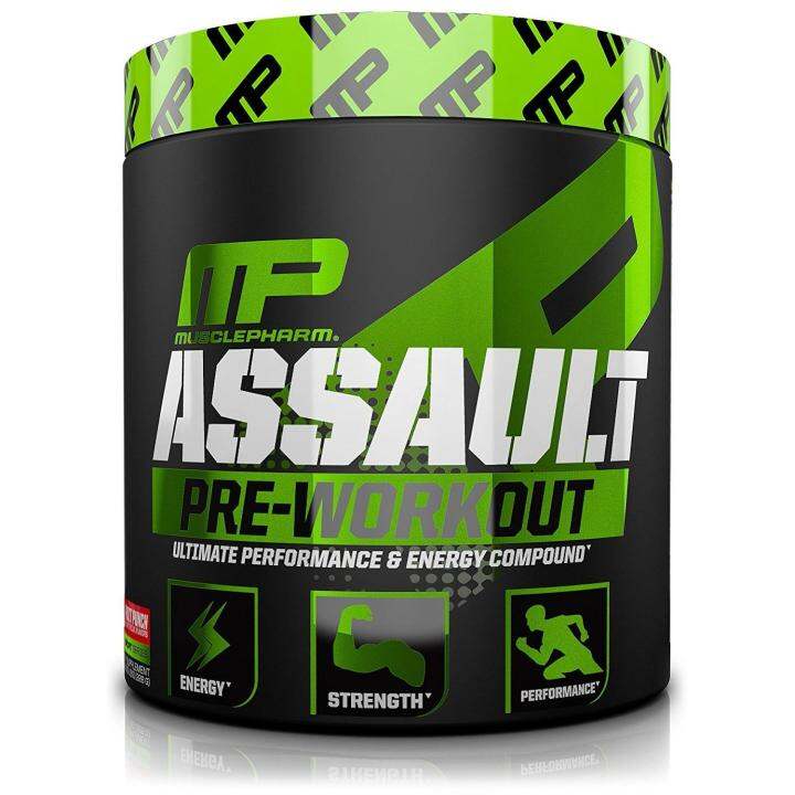 MusclePharm Assault Pre-Workout Powder 30 servings (Fruit Punch Flavor ...