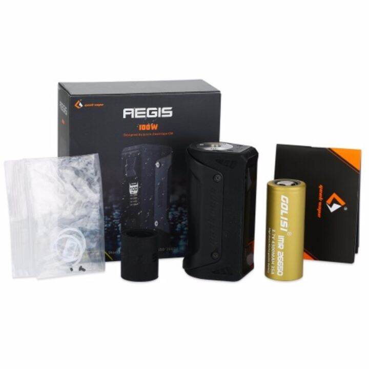 Legit Aegis 100w mod by Geek Vape with 26650 Golisi battery (Stealth ...