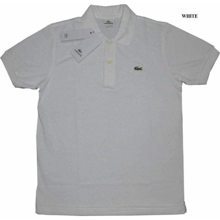 LC Classic Regular Fit European Size Polo Shirt For Men (White) | Lazada PH