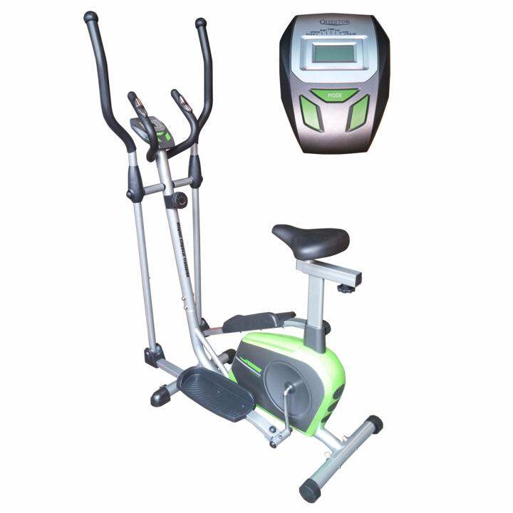 Questor Two in One Streamline Elliptical Bike (Green) | Lazada PH