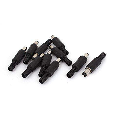 Cctv Camera 5.5 X 2.1Mm Male Diy Dc Power Plug Jack Connectors 10Pcs ...