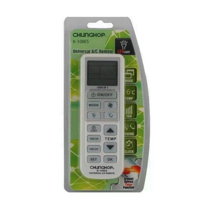 Chunghop K 108es Universal Aircon Remote Control Lazada Ph
