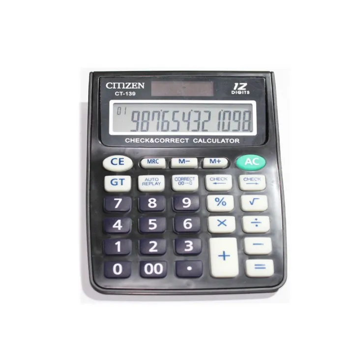CT-139 Two Way Power Calculator (Black) | Lazada PH
