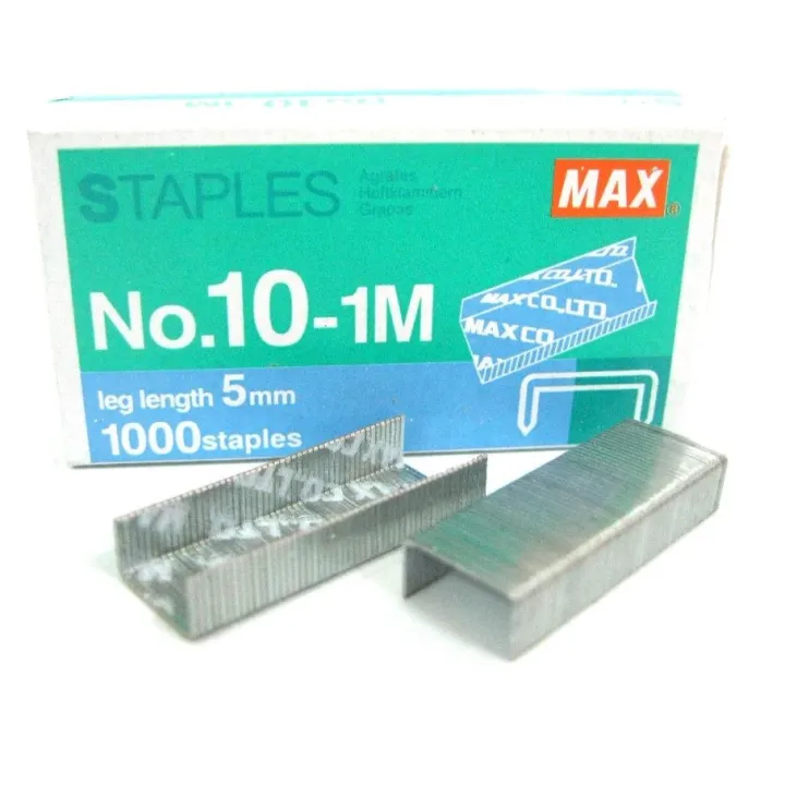 10 Boxes Max Staple Wire Size No.10 5mm Leg Lenght | Lazada PH