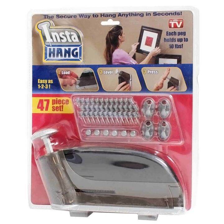 Insta Hang Easy Way To Hang 47-piece Pegs Set | Lazada PH