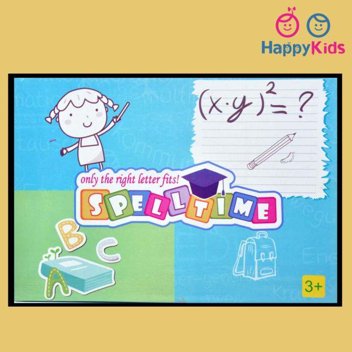 Happy Kids | Spell Time Learning Board Game | Lazada PH