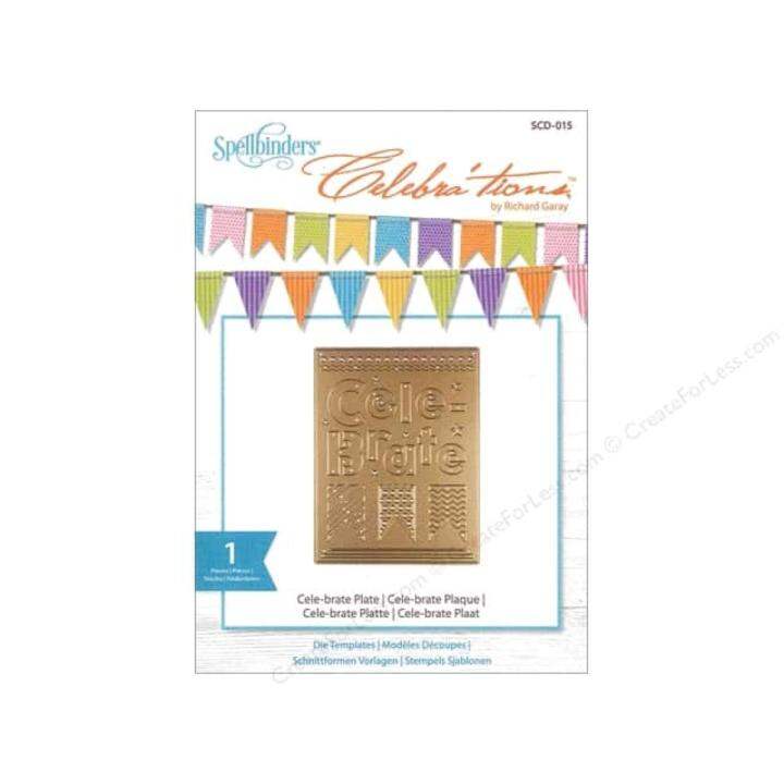 Spellbinders Celebration Dies - Cele-brate Plate | Lazada PH