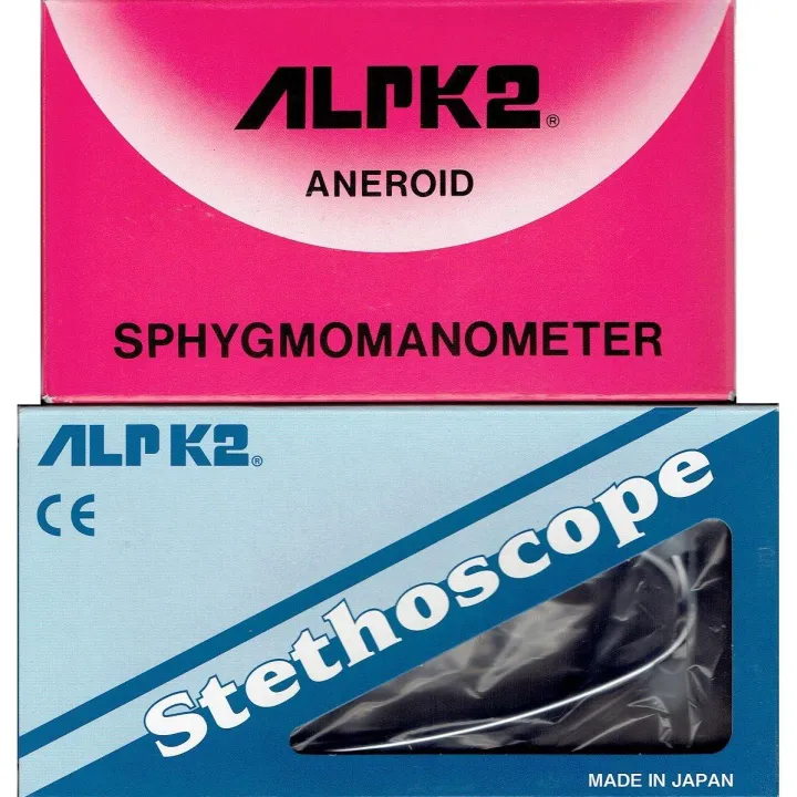 ALP K2 Aneroid Sphygmomanometer with Dual-Head Stethoscope | Lazada PH