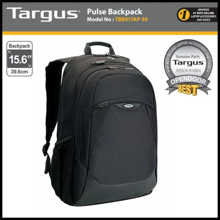 Targus TBB017AP-50 15.6 Pulse Backpack (Black) | Lazada PH