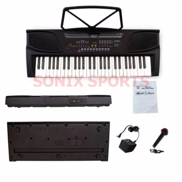 Davis D-201 54-Keys Digital Electronic Keyboard (Black) | Lazada PH