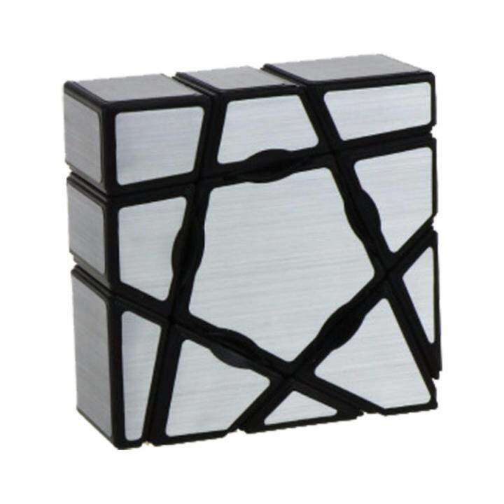 YJ Ghost Silver Black Rubik's Cube 1x3x3 Speed Cube | Lazada PH