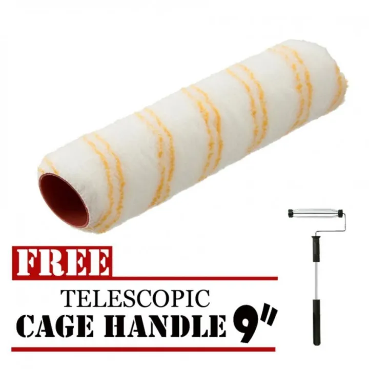 Hitech 9" Polyamide Paint Roller with Free Telescopic Pole 80 cm ...