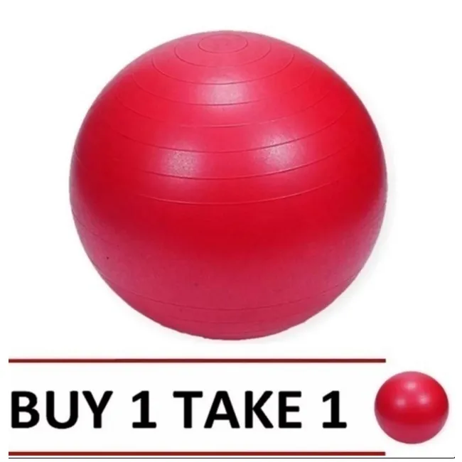 Keimav Quality Gym Ball (Red) Buy 1 Take 1 | Lazada PH