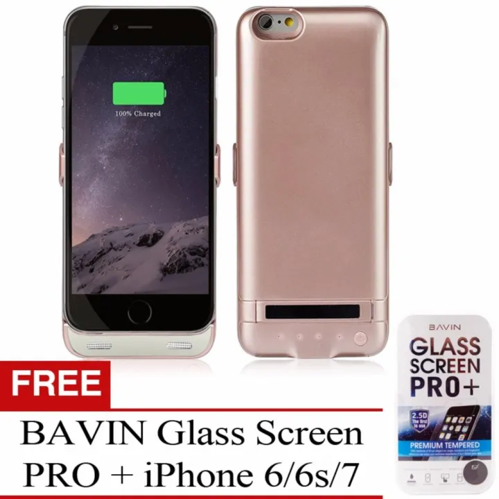 Powercase 5800Mah Slim Backup Battery Case For Iphone 6 6S 7 4.7" With ...