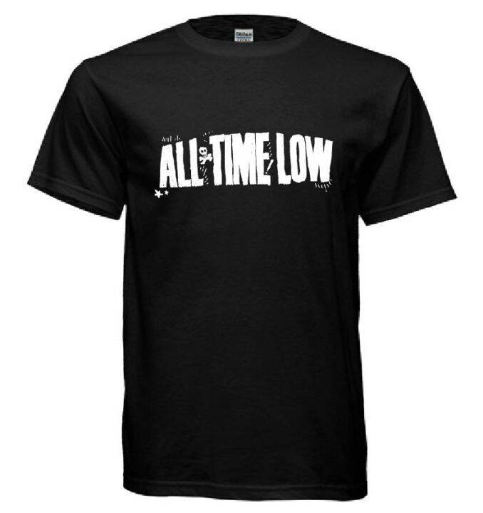 All Time Low Band Series Men's T-Shirt (Black) | Lazada PH