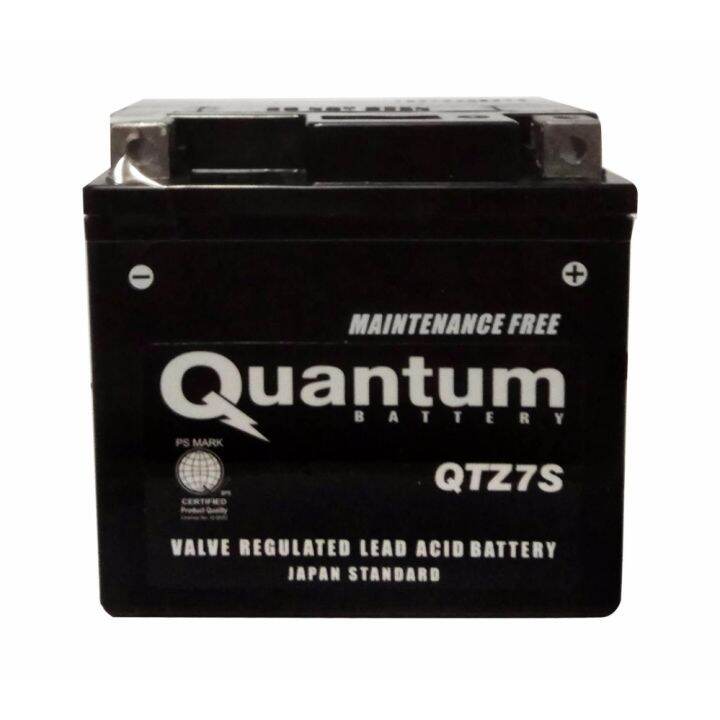 QUANTUM Motorcycle Battery QTZ7S ( MF5L-B ) Maintenance Free | Lazada PH