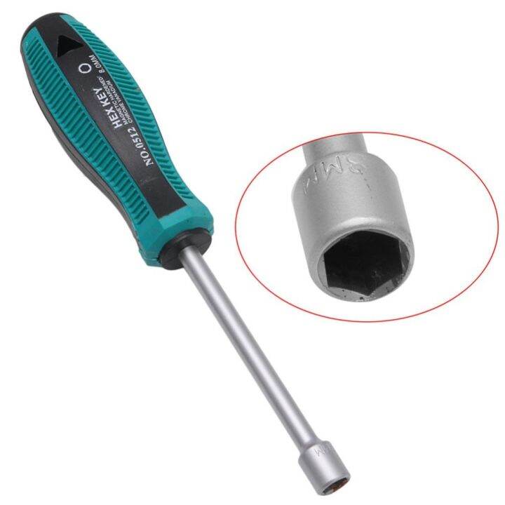 Metal 8mm Socket Driver Wrench Screwdriver Hex Nut Key Nutdriver Hand Tool - intl | Lazada PH