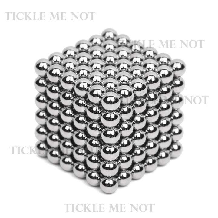 Tickle 3mm 216pcs Magnetic Balls Magic Beads 3D Puzzle Ball Neodymium ...