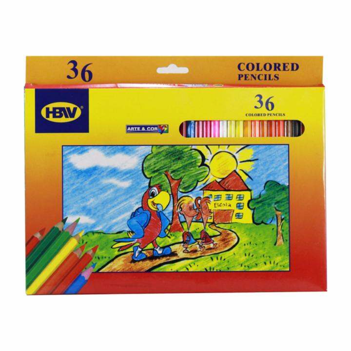 HBW COLOR PENCIL 61161 (36 pcs./Long) | Lazada PH