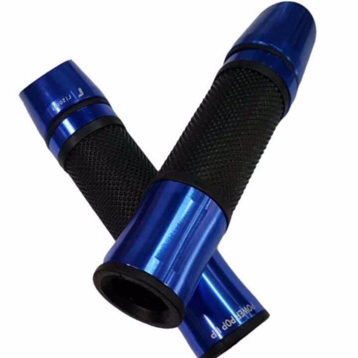 MOTOR ACCESS Motorcycle Alloy Rizoma Handle Grip (Blue) | Lazada PH
