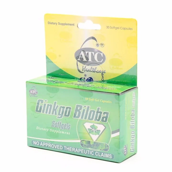 ATC Ginkgo Biloba Softgels Capsule 400mg | Lazada PH
