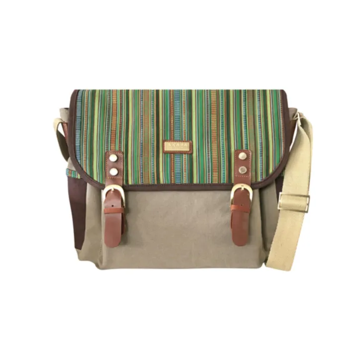 AKABA Gallardo Messenger Bag in Green Sinaluan | Lazada PH