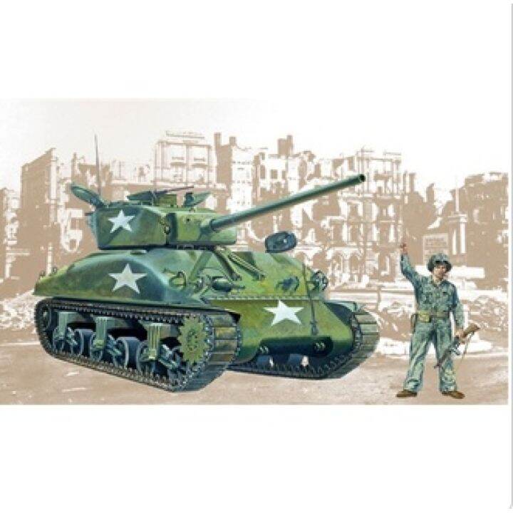 PentaQ Italian Assembled Tank Model 0225 1/35 Us M4a1 Sherman In-Tank ...