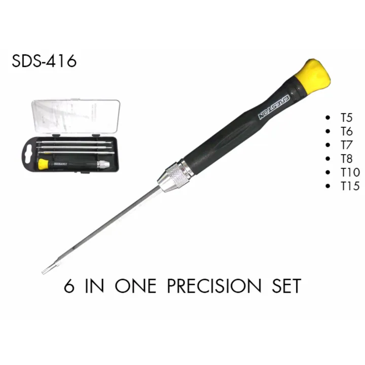 Creston 6 in 1 Precision Screw Driver Set | Lazada PH