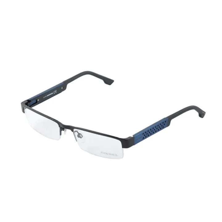 Diesel Eyeglasses - Dl5021005 - Men Unisex - Black Frame, Transparent ...