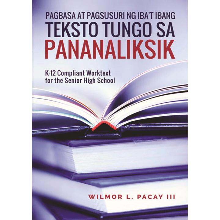Pagbasa at Pagsusuri ng Ibat Ibang Teksto Tungo sa Pananaliksik | Lazada PH