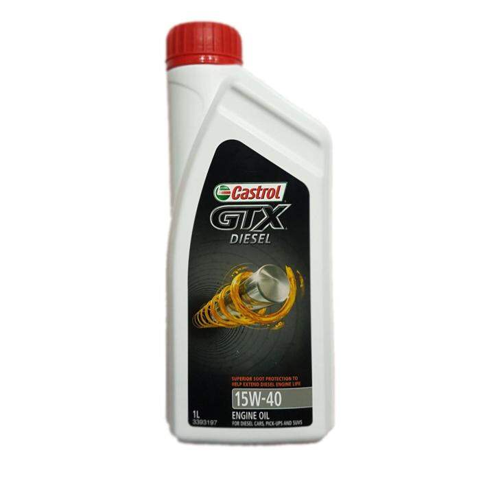 Castrol GTX Diesel Engine Oil SAE 15W-40 1L | Lazada PH