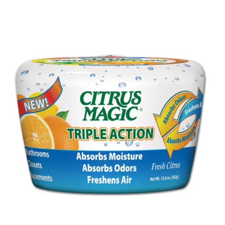 Citrus Magic Triple Action Moisture and Odor Absorber Fresh Citrus 362g ...