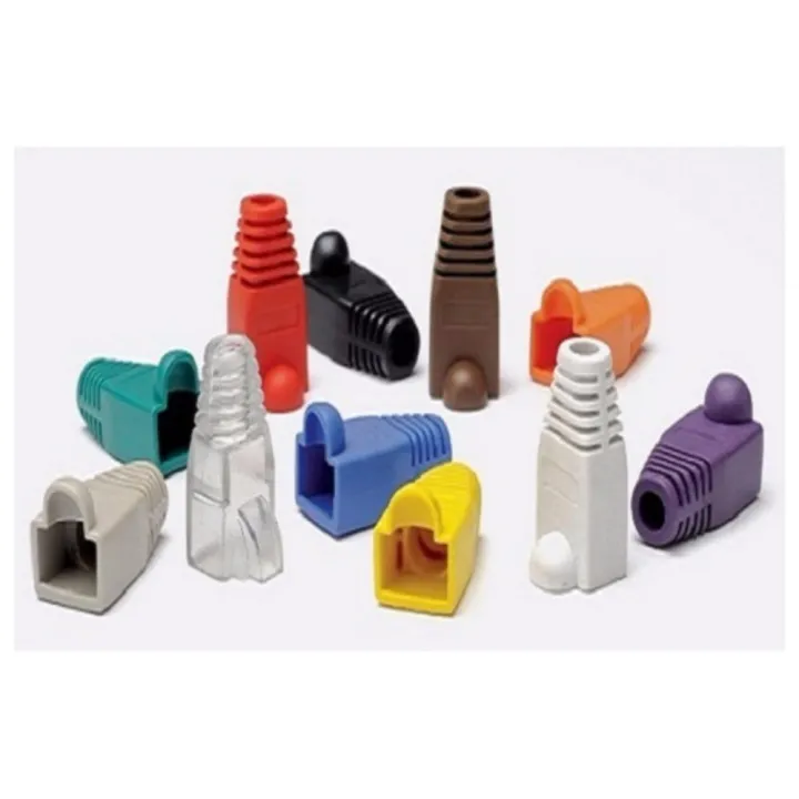 NETWORK RJ45 RUBBER BOOT (100PCS MULTICOLOR ) | Lazada PH