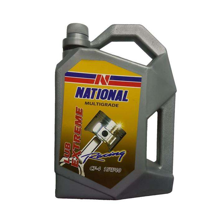 National Diesel Engine Oil Multi Grade Lub Extreme Racing SAE CF-4 15W ...