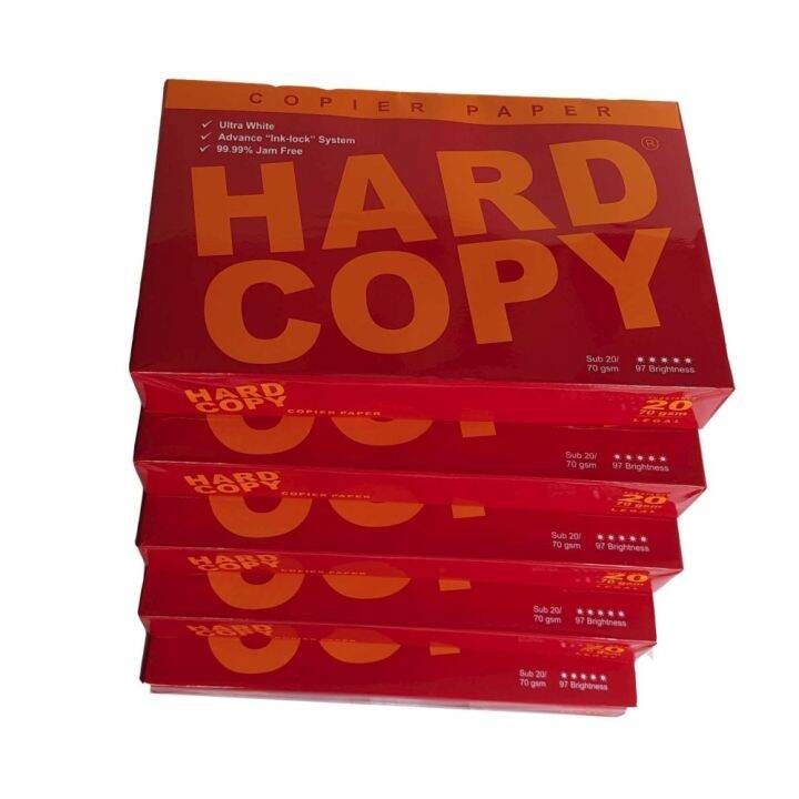 Hard Copy Substances 20 / 70 Gsm Short Bond Paper 2 Reams | Lazada PH