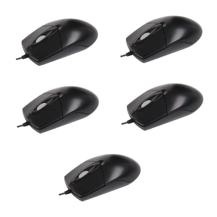 A4Tech OP720 PS2 Optical Mouse (Black) Set of 5 | Lazada PH