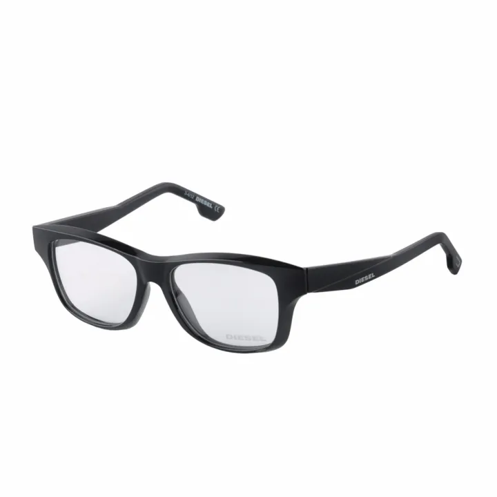 Diesel Eyeglasses DL5065-005 Men Unisex (Black frame, Transparent ...