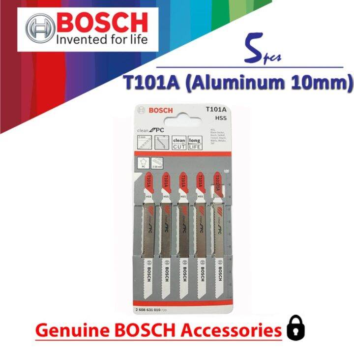 Bosch T101A 5pcs 4 14-Tooth T-Shank Jigsaw Blades (5's) ( JIGSWBLD ...