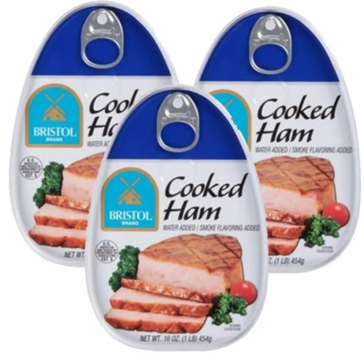 Bristol Cooked Ham 3 Pack (454g Per Can) | Lazada PH